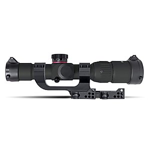 Monstrum G2 1-4x24 First Focal Plane FFP Rifle Scope with BDC Reticle | ZR302 Quick Release Scope Mount | Bundle