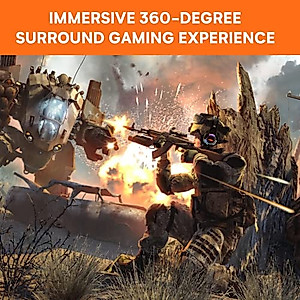 Gaming Headset, LTXHorde RGB PC Headset with Noise Cancelling Microphone, Over Ear Gaming Headphones, Surround Sound, Stereo Bass, LED Lights, Wired Gamer Headset for Laptop, PS4, PS5, Switch, Xbox