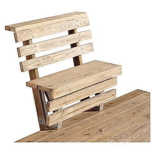 2x4basics 90168MI Custom Dekmate Bench Bracket, Sand, 2 Pack