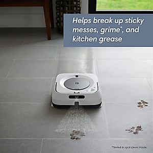 iRobot Braava Jet M6 (6110) Ultimate Robot Mop- Wi-Fi Connected, Precision Jet Spray, Smart Mapping, Works with Alexa, Ideal for Multiple Rooms, Recharges and Resumes, White