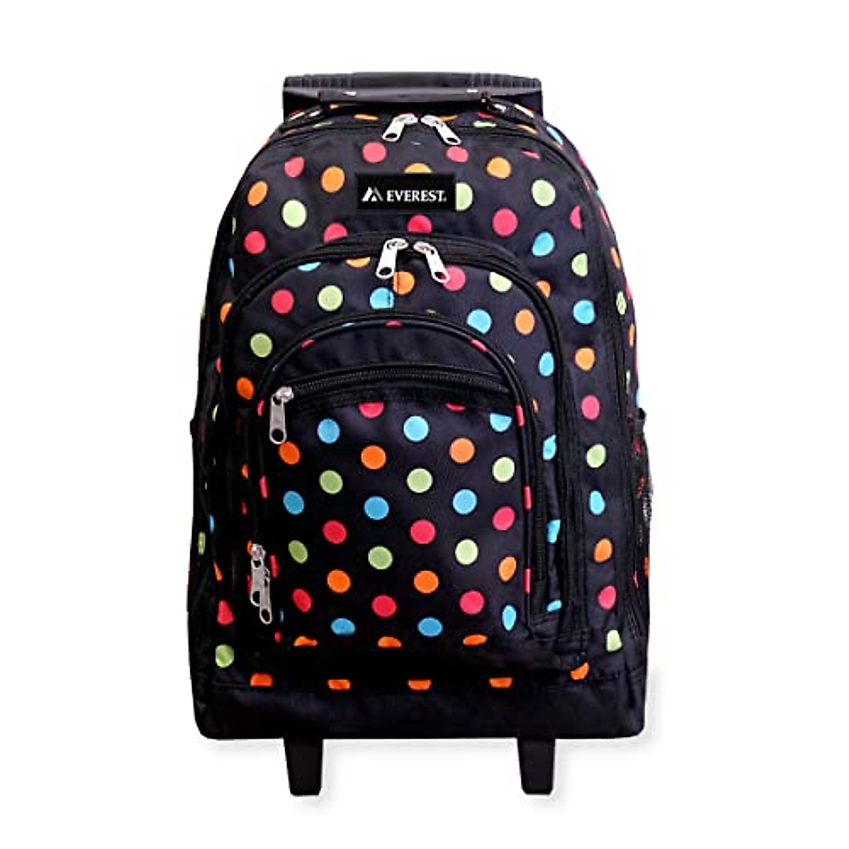 Everest Wheeled Backpack with Pattern, Polkadot, One Size