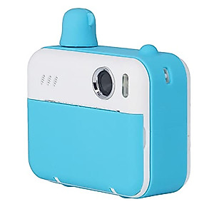 Kids Printing Camera, Print Camera 2.4 Inch USB Port 1000mAh Battery LCD Screen for Travel Sky Blue