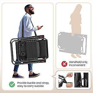 Yaheetech Zero Gravity Recliners Outdoor Adjustable Folding Reclining Lounge Chairs w/Pillows, Cup Holder Trays and Carry Strap for Patio Backyard Beach Black Set of 4