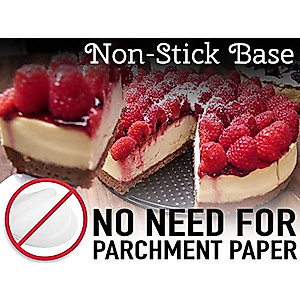 Zulay Premium Springform Pan 9 Inch Nonstick - Cheesecake Pan With Removable Bottom - No Need For Parchment Paper - Spring Form For Baking - Leak-Proof Cake Pan (Black)