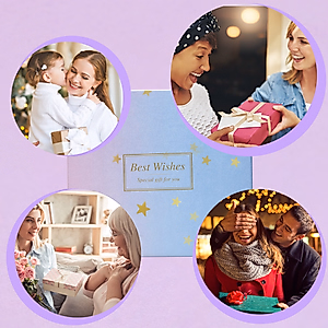 40th Birthday Gifts for Women - Birthday Gifts Box for Her Include Tumbler, Gift Cards,Socks, Straw, Candle, Coaster, Stopper and Brush - Ideal Birthday Gift Box for Women, Coworker, Sister, Aunt