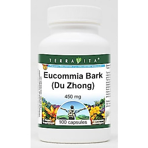 Eucommia Bark (Du Zhong) - 450 mg (100 Capsules, ZIN: 515099)
