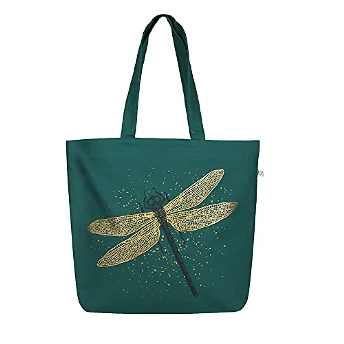 Canvas Tote Bag with Zipper, Eco-Friendly Large Travel Tote Bags for Women for Shopping, Work & Beach