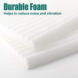 Window Air Conditioner,Side Insulated Foam Panel, Summer/Winter Heat and Draft Insulating 03vacuum001WHITE,TWO-Piece Full Surround Insulation Panels Window Sea (WHITE)