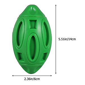 TEHAUX Pet Sound Toys Football Rubber
