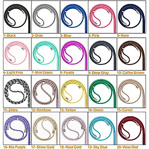 Lousrnman Crossbody Cell Phone Lanyard, Universal Phone Lanyards with 2 Pack Clear Patch Compatible with Most Phones (Rainbow)