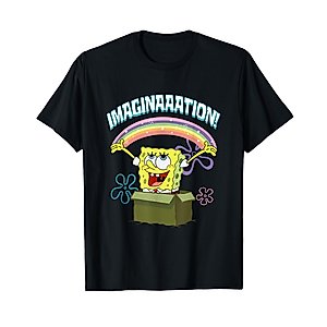 Mademark x SpongeBob SquarePants - SpongeBob SquarePants Imaginaaation Box Funny T-Shirt
