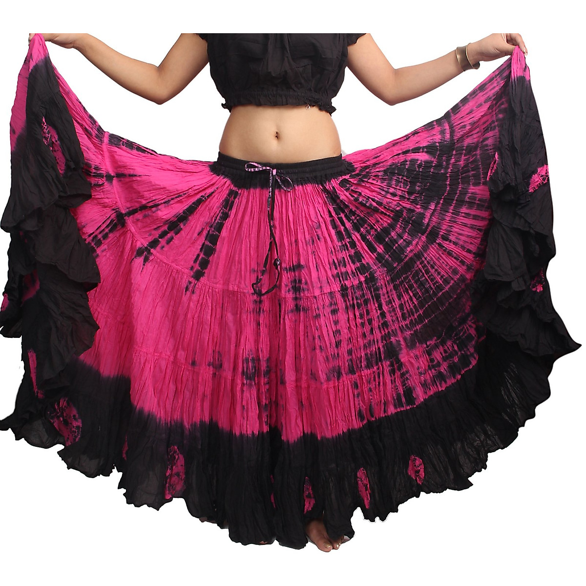 Wevez Women's American 25 Yard Cotton Skirt, One Size, BR