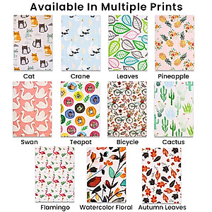 Cotton Carnival Kitchen Towels, 100% Ring Spun Cotton Tea Towels, Highly Absorbent Dish Towels, French Stripes, Farmhouse Flour Sack Tea Towels, Pink & White, Pack of 6 Kitchen Towels