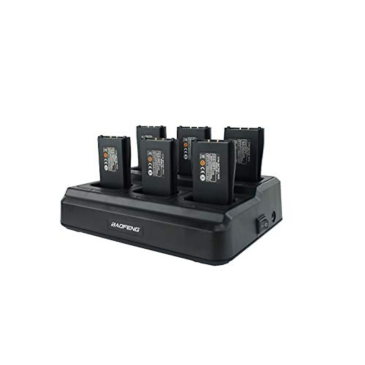 BAOFENG BF-88A Walkie Talkies 6 Way Charger Bulk FRS Radio License-Free Long Range 16 Channels Two Way Radio Pack of 6