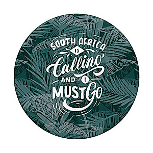 Moving To South Africa Gift Souvenir South African PopSockets PopGrip: Swappable Grip for Phones & Tablets