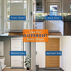 Door Draft Stopper for Bottom of Door, 38'' Weighted Door Draft Stopper, Under Door Bottom Gap Air, Light, Noise Sound Odor & Dust Blocker Guard - 2.2Lbs, 38 x4 inch Long