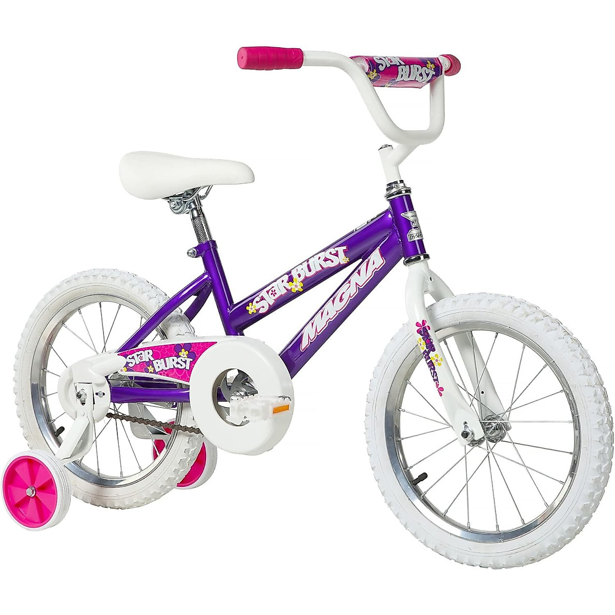 Dynacraft Magna Star Burst 16" Children's Bike - Colorful Design, Sturdy Build, Easy Assembly - Ideal for Young Riders Learning to Ride