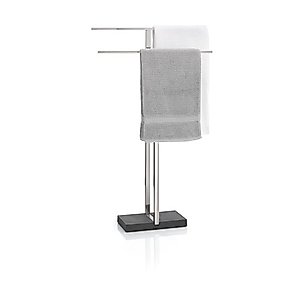 Towel Butler Polystone Base (Stainless Steel) (34"H x 19.75"W x 6.3"D)