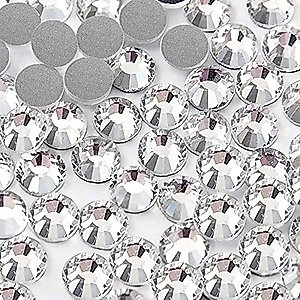 1440PCS Crystal Rhinestones SS20 4.8mm Flatback Glass Rhinestones Gemstones Diamantes for Clothes Shoes Nails Art Crafts Decoration