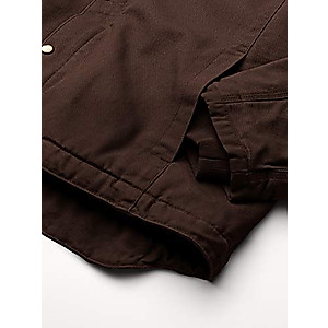 Carhartt Men's Bartlett Jacket (Regular and Big & Tall Sizes), Dark Brown, Large