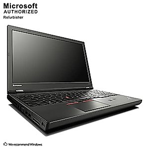 Lenovo ThinkPad W541 15.6 Inch Mobile Workstation Laptop, Intel Quad Core i7-4810MQ up to 3.8GHz, 16G DDR3L, 512G SSD, DVD, NVIDIA Quadro 2GB, WiFi, VGA, m DP, Win 10 64 Bit Multi-Language(Renewed)