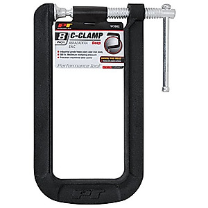 Performance Tool W3982 8-Inch Deep Throat C-Clamp,