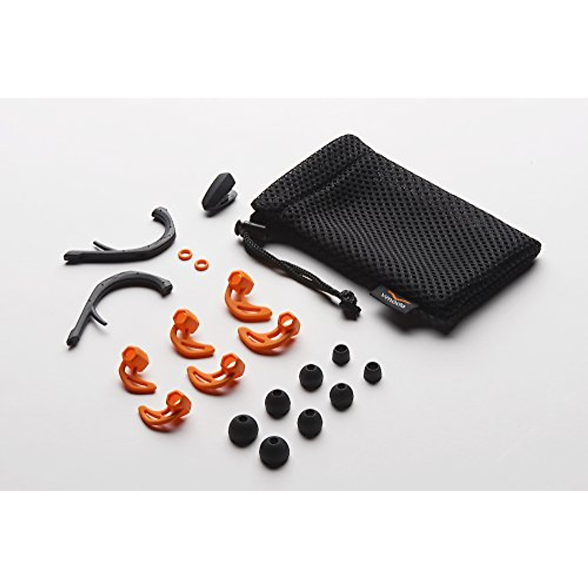 V-MODA Forza In-Ear Hybrid Sport Headphones with 3-Button Remote & Microphone - Samsung and Android Devices, Orange