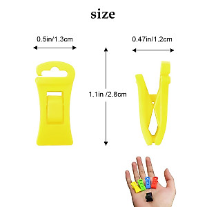 32 Sock Clips: Your Ultimate Laundry Companion - Securely Pair and Hang Socks in The Wash and Dryer, Ending The Days of Mismatched or Lost Pairs