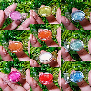 Mebtmel Cute Lip Gloss for Kids, 10PCS Glitter Girls Lip Gloss Set with Shape of Candy, Assorted Flavors Hydrating Lip Balm Party Favor Make-up for Girls and Teens Ages 8-12