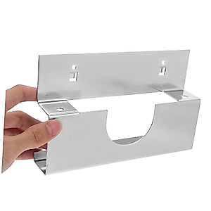 Gadpiparty Hook Hole Board Angle Grinder Peg Board Woodworking Tools Grinding Machine Holder Pegboard Rack Sanding Machine Holder Grinder Rack Holder Cutting Machine Holder Silver Iron