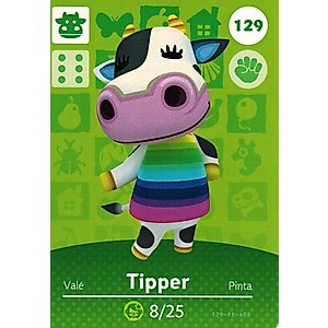 Nintendo Animal Crossing Happy Home Designer Amiibo Card Tipper 129/200 USA Version