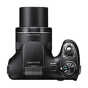 Sony DSCH300/B Digital Camera (Black) Bundle with High Speed 32GB Card, Rechargeable AA Batteries and AC/DC Charger, SD Card Reader, Table Top Tripod, LCD Screen Protectors, Padded Case, Memory Wallet+ More