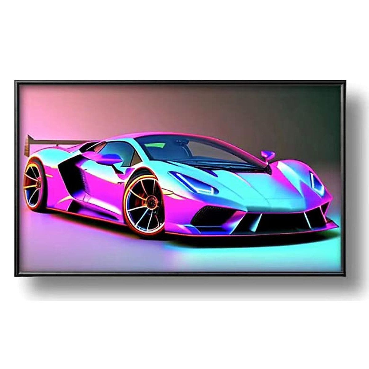 NIHO-JIUMA Diamond Painting Kits Sports Car, 5D DIY Full Drill Diamonds Art Gift for Adult, Home Decor (30x40cm/12x16 Inches)
