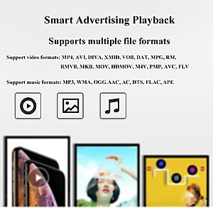 43" Digital Signage Kiosk Touch Screen,Digital Kiosks Interactive Displays Wall Mounted, 4K IPS LCD Screen Commercial,with Android And Remote Control Mode,21.5inches