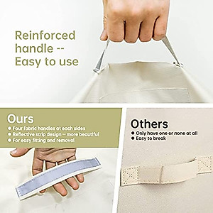 Heavy Duty Outdoor Sectional Sofa Cover Lawn Patio Furniture Cover with Padded Handles Patio/Outdoor Table Cover Dining Square Table Chairs Cover Fits up to 70 x 47 x 28 inches