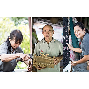 Moroccan Queen Headboard Coastal Bedroom - Home Decoration Furniture Wall Art Panels Hand Carved Reclaimed Teak Wood Thailand 60 Inches