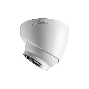 Lorex C861XC-E 4K Ultra HD Active Deterrence Dome Analog Security Camera, 135ft Night Vision, Color Night Vision, Motion-Activated LED Warning Light, IP67,Camera Only, White (Renewed)