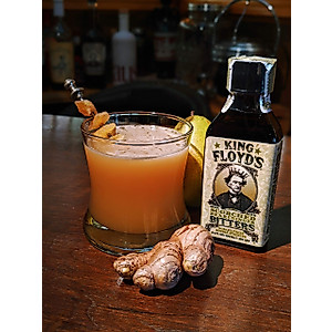 King Floyd's, Artisanal Scorched Pear & Ginger Bitters, Hand Crafted, Made from the Torched Carmalized Pears, Unique Bitters for a Unique Cocktail, 100ml, Bar Provisions, Bitters for Cocktails