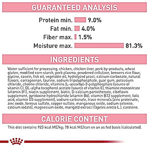 Royal Canin Feline Health Nutrition Mother & Babycat Ultra Soft Mousse in Sauce Canned Cat Food, 3 oz (Pack of 24)