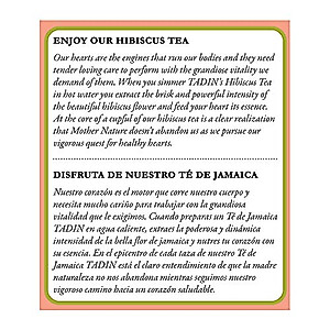 Tadin Te de Jamaica Hibiscus tea 24 bags.