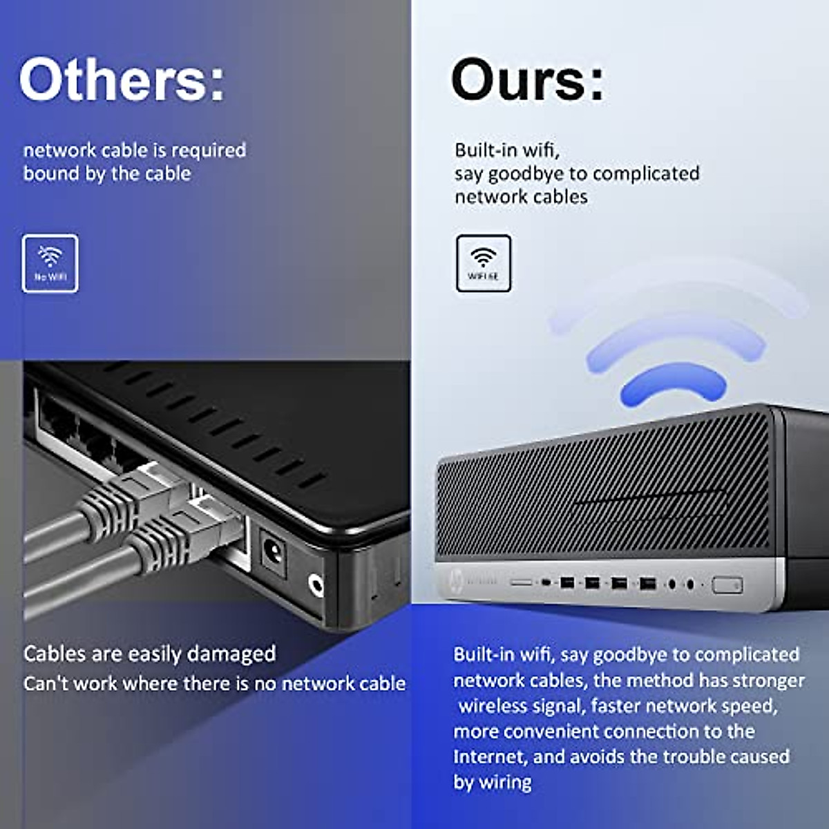 HP Elitedesk 800 G3 SFF Desktop PC,Refurbished Desktop i7,Win 10 Business Computers,16G DDR4,512GB NVMe M.2 SSD,DVDRW,DP,HDMI,Built-in AX210 Wi-Fi 6 BT,Wireless Keyboard and Mouse (Renewed)