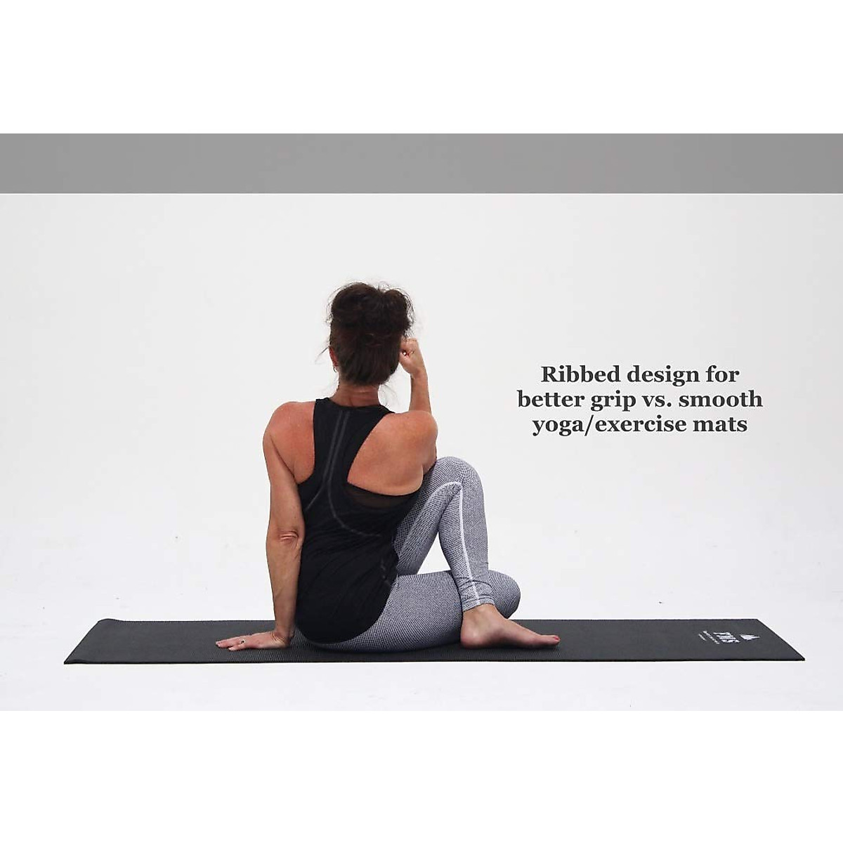 FIMISU™ Yoga & Exercise Mat • 6mm Thick • Slip Resistant (Blue)