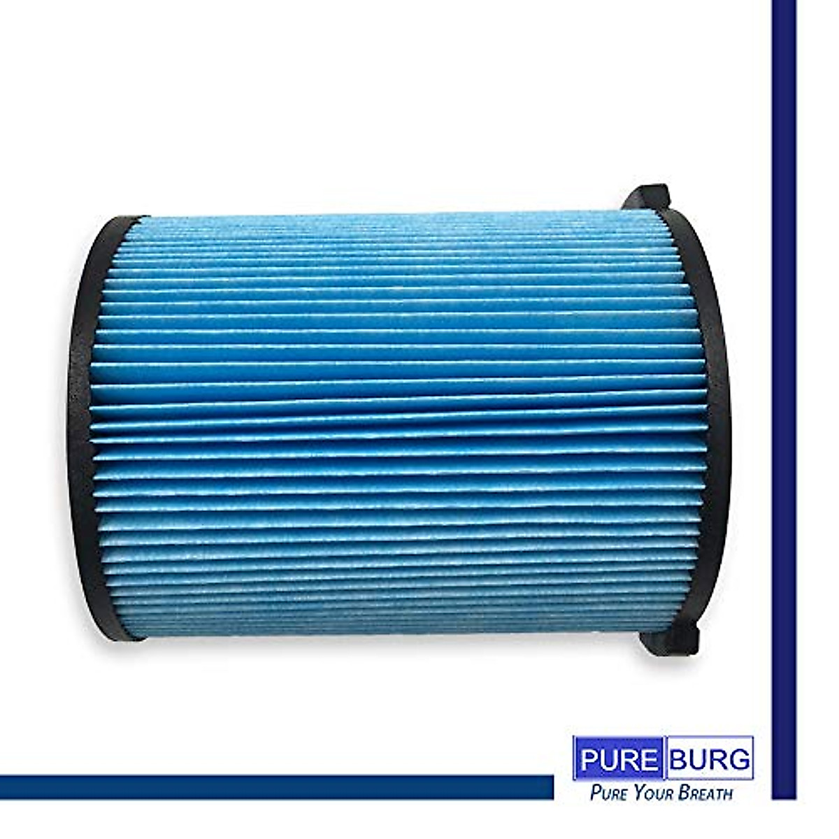 PUREBURG 1-Pack Pleated Filter Compatible with Ridgid VF5000 Wet/Dry 6-20 gal Shop Vacs fits RV2400A RV2400HF RV2600B WD06700 WD0671 WD0671EX0 WD0970 WD09700 WD0970EX0 WD0970M0 WD1270 WD1450 WD1680 WD1851 WD1956