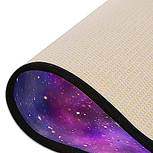 Galaxy Space Star Field Kitchen Rug Runner Rug Doormat Bath Mat Area Rug Non-Slip Carpet for Kitchen Living Bedroom 72 x 24 Inch