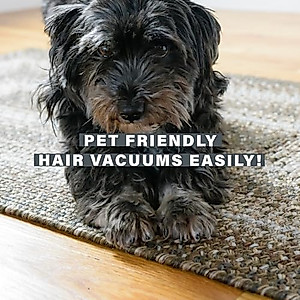 Homespice Wildwood Braided Bath Mat 16x24 Oval Braided Rug. Washable Indoor-Outdoor Entrance Rug, Kitchen Mat, Bathroom Rug, Pet Food Mat