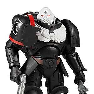 McFarlane TM10936 Warhammer 40000 7in Wave 4-Raven Guard Veteran Sergeant-Collectible Figure, Multicolour