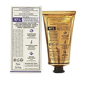 Panier des Sens Lavender Hand cream for dry cracked hands with Olive oil - Made in France 97% natural - 2.6floz/75ml