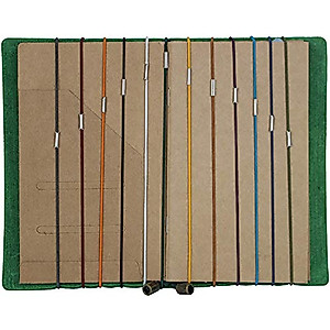 Pack of 13 Elastic Bands for Passport Size Travelers Notebook Connecting Inserts - Jump Bands Accessories for Traveler's Notebook Travel Journ