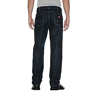 Dickies mens Relaxed-fit Five-pocket Washed jeans, Tinted Heritage Khaki, 36W x 30L US