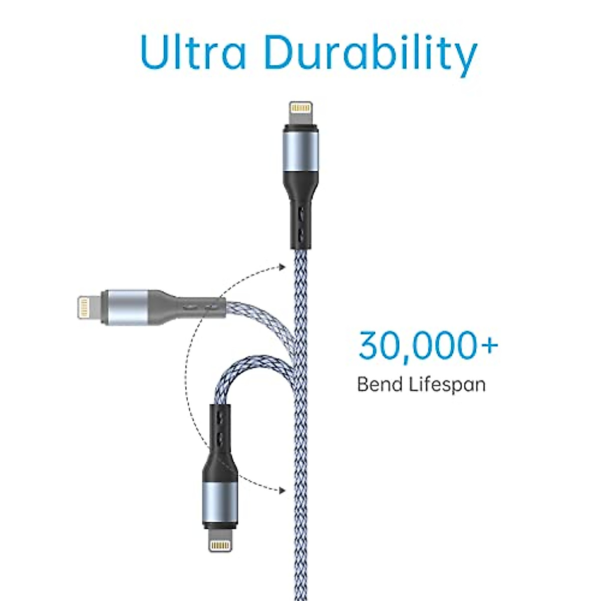 iPhone Charger[Apple MFi Certified] 3Pack 6FT Premium Braided Nylon Lightning Cable Fast Charging iPhone Charger Cord Compatible with iPhones 14 13 12 11 Pro Max XS XR X 8 7 6 5 iPad and More